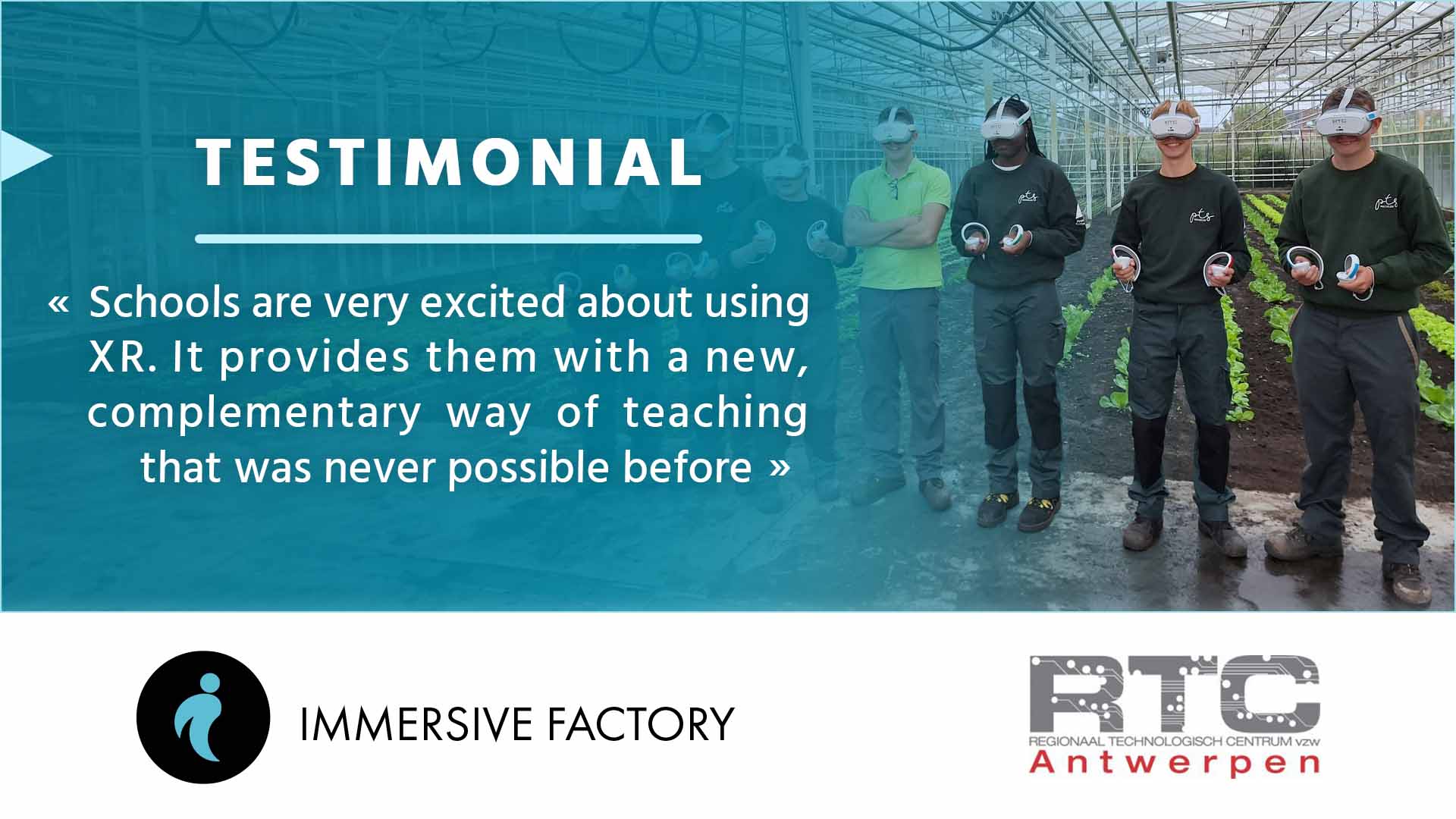 Immersed at RTC Antwerpen