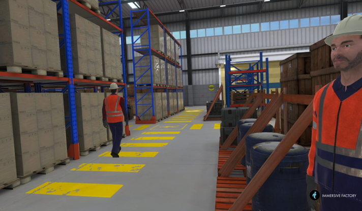 Hazard Spotting Warehouse by Immersive Factory